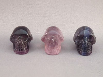 SMALL CRYSTAL SKULLS