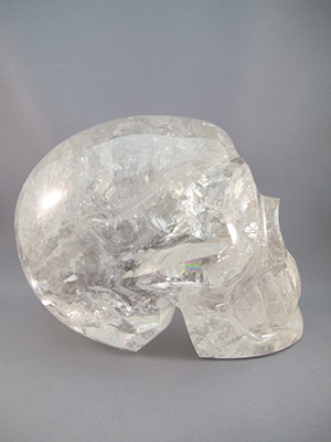 LIFE SIZE CRYSTAL SKULLS