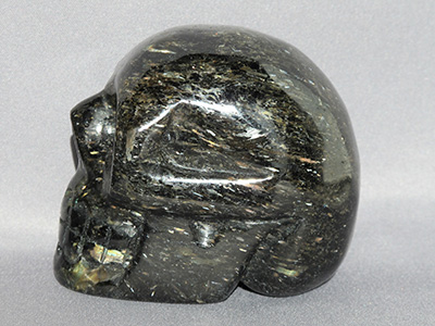 Real Nuummite Crystal Skulls