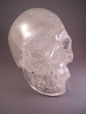 LIFE SIZE CRYSTAL SKULLS